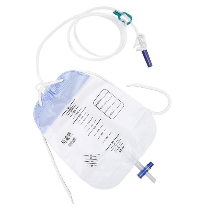 SALALIS Sac collecteur d'urine en PVC 5 pièces sac de Drainage urinaire ...