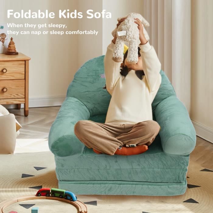 YUM Canapé pliable pour enfants (3 Couches) Canapé Pliant Pour Enfants ...