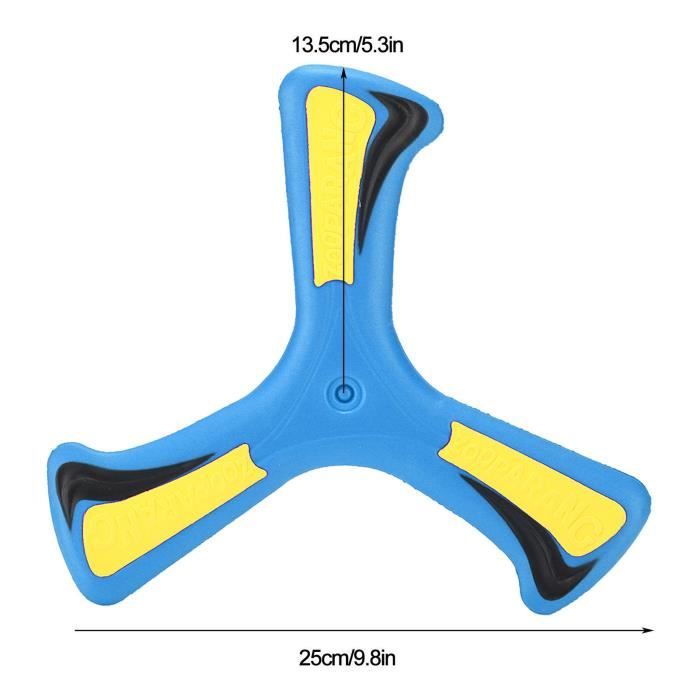 Jouet à lancer - OMABETA - Boomerang - 3 lames - Couleur Bleu - Pour ...