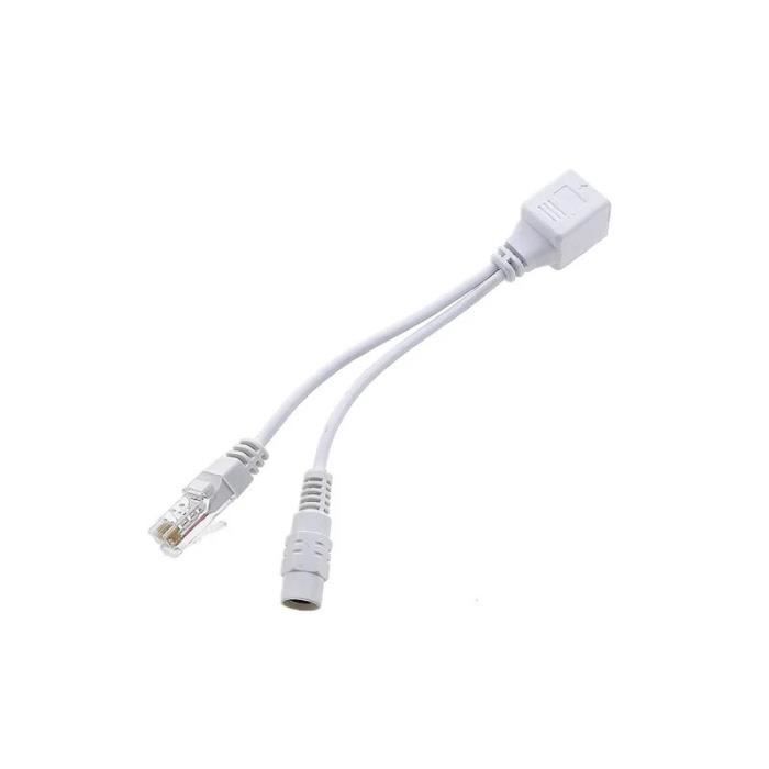 Câble adaptateur POE RJ45,alimentation Ethernet,répartiteur d'injecteur ...