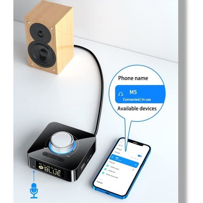 Zeekeer Adaptateur Bluetooth Jack Avec Télécommande, Emetteur Recepteur ...