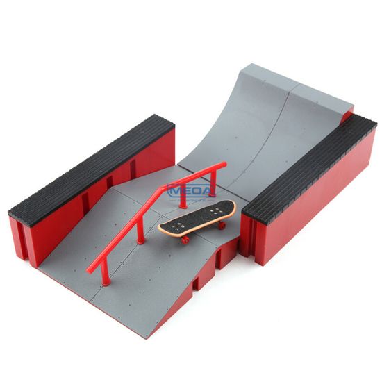 Mini Skateboard Park Finger Scene,DIY Figure,Skate Platform,Stunt,Rampe ...