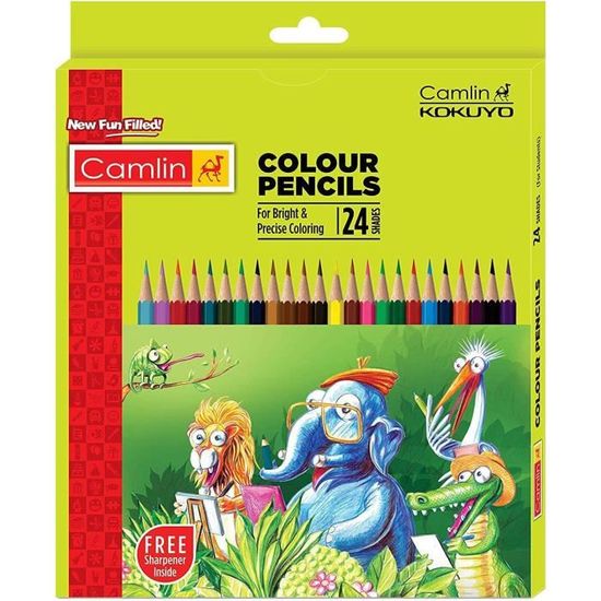 Camlin Kokuyo Lot De 24 Crayons De Couleur Assortis[x9094] - Cdiscount ...