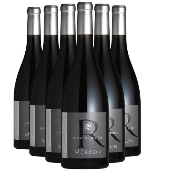 Morgon Rouge 2020 - Lot de 6x75cl - Domaine Rivière - Vin AOC Rouge du ...