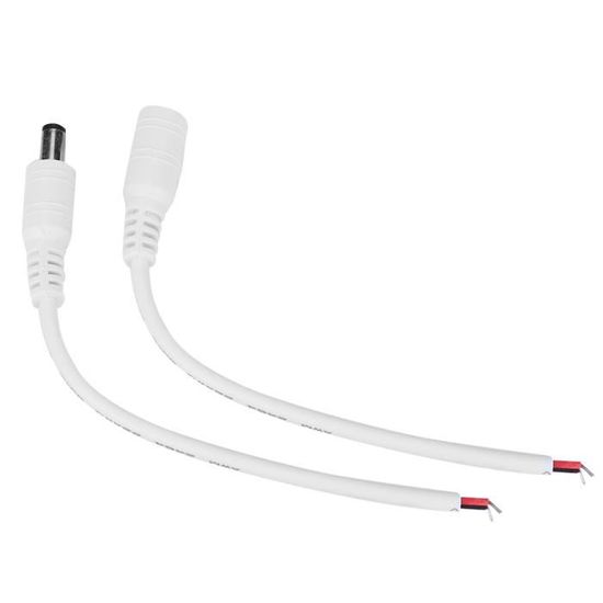 Cikonielf prise d'alimentation 5 5 paires 5.5x2.1mm mâle femelle DC ...