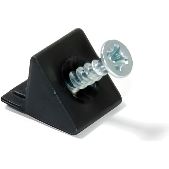 Lot de 50 Fixations triangulaires pré-montée pour paroi arrière Emuca ...