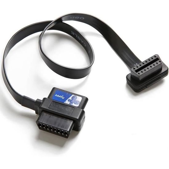 Bbfly-A9 OBD II ODB2 Splitter Extension 16 Broches Adaptateur de câble ...