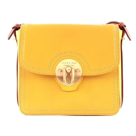 THE BRIDGE Corsini Crossbody Limone - Cognac [84796] Jaune, Marron ...
