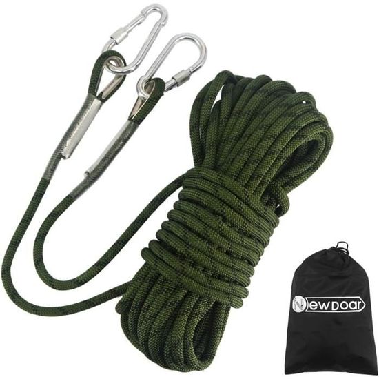 12Kn-14Kn-18Kn Corde D'Escalade Statique 8Mm-10Mm Cordon Accessoire ...