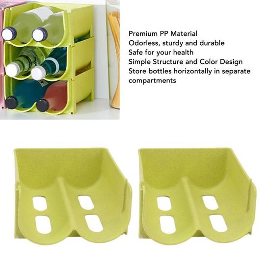 Casier à vin d'armoire 2pcs Armoire Casier à Vin Boisson Canettes ...