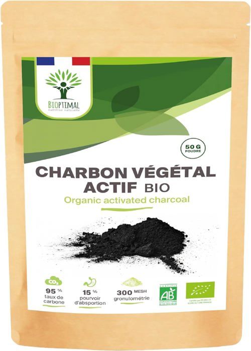 Bioptimal - Charbon Vgtal Actif Bio En Poudre - Digestion Sant ...