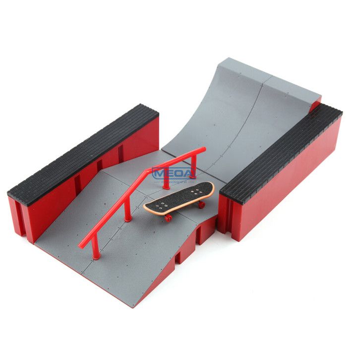 Mini Skateboard Park Finger Scene,DIY Figure,Skate Platform,Stunt,Rampe ...