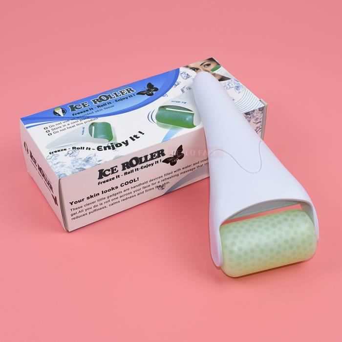 Rouleau à Glace Blanc Rouleau De Glace Pour Soins Du Visage Masseur