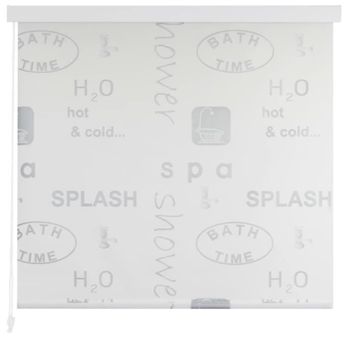 FAN Store roulant de douche 140 x 240 cm Rideaux de douche Éclaboussure ...