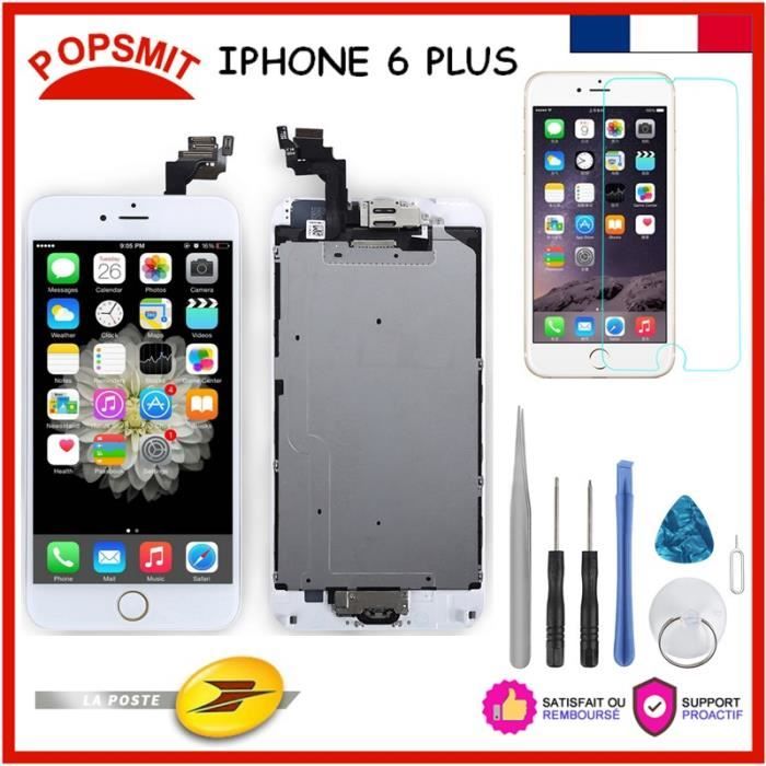 Ecran iPhone 6 Plus Blanc Complet + Film + Outils - Cdiscount Téléphonie