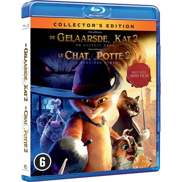 DVD - Le Chat Potté 2 : la dernière quête - Aventure - Tous publics ...