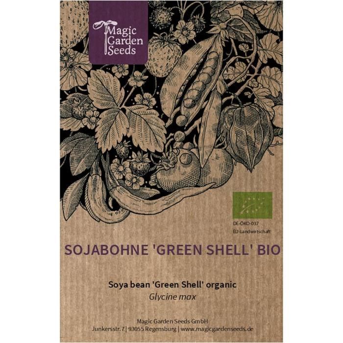 Soja edamame 'Green Shell' (Glycine max) bio env. 15.[Z1324 ...