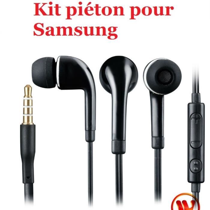 ECOUTEURS KIT PIETON POUR SAMSUNG - Cdiscount Téléphonie