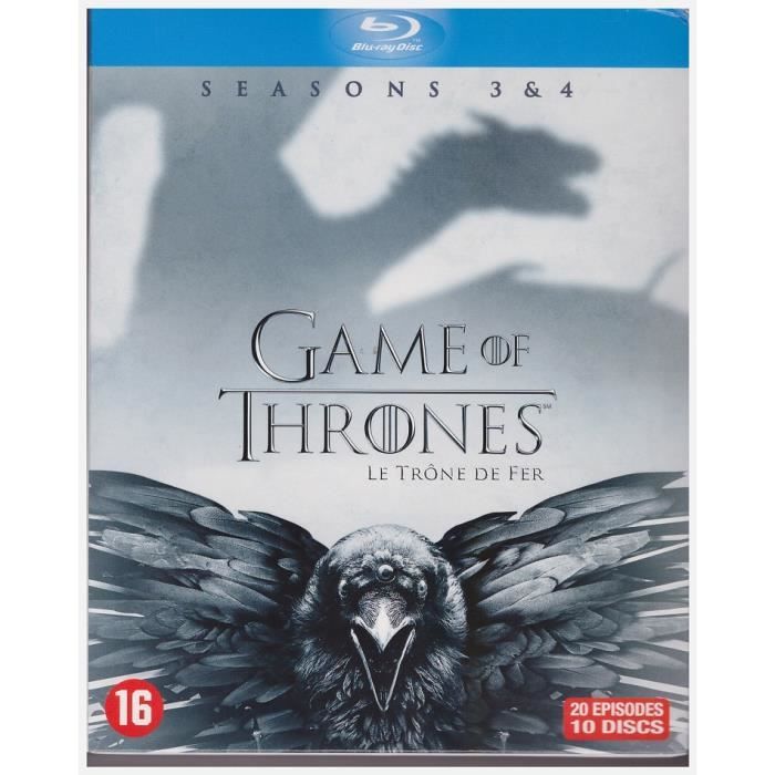 Game Of Thrones Coffret Saisons 3 Et 4 [blu Ray] Cdiscount Dvd