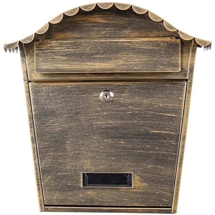 Boîtes aux lettres Boîte à Lettres pour courrier avec Serrure de boîte ...