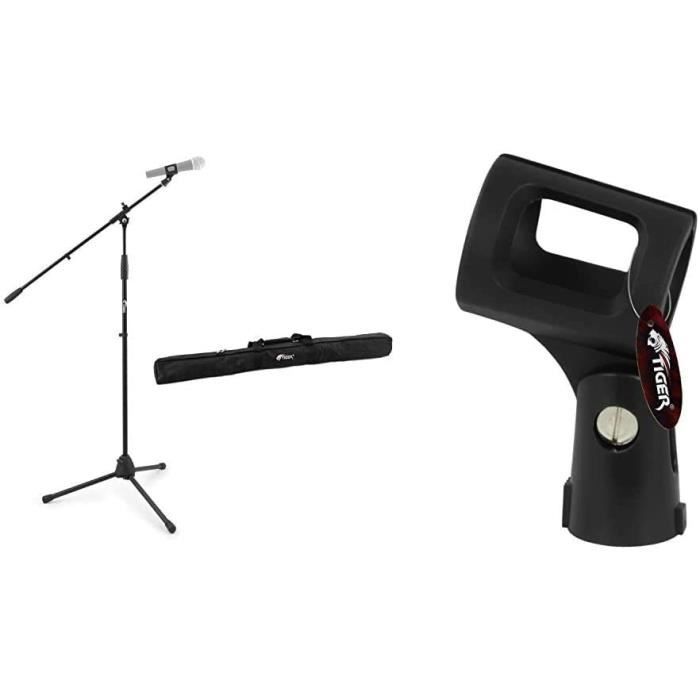 Tiger MCA84-BK Pince Micro - Noir + Pied de microphone,366 - Cdiscount ...