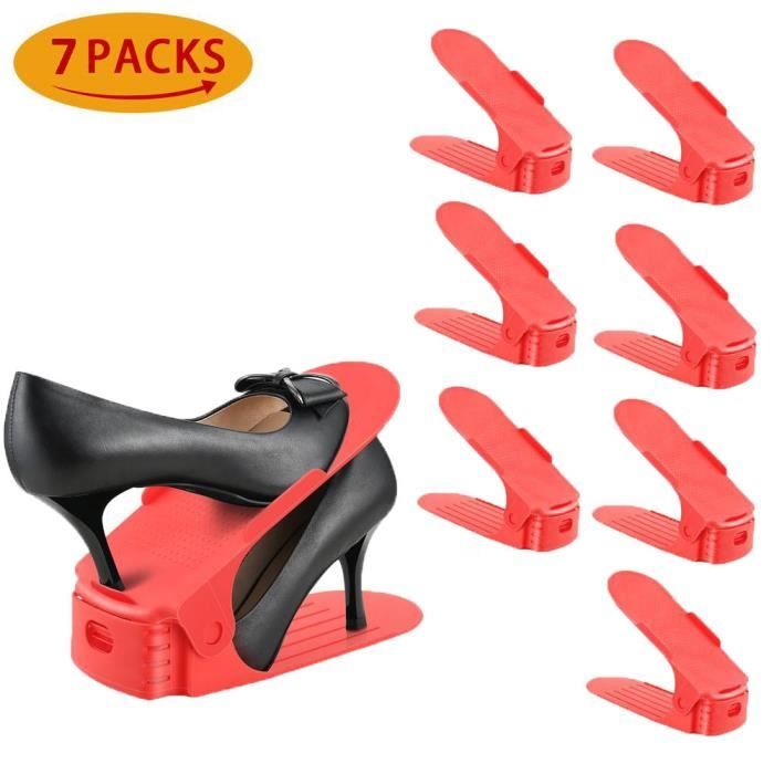 Support à Chaussures Réglables,Empiler Les Chaussures,Economie d'Espace ...