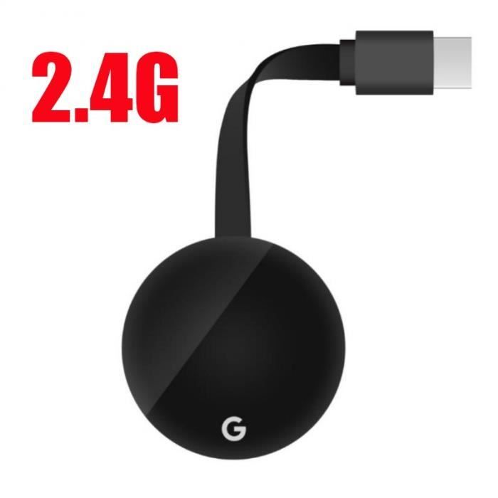 Récepteur-décodeur,Récepteur de clé TV 4K, wi-fi 2.4G-5G, Anycast, Google Mirror Screen ...
