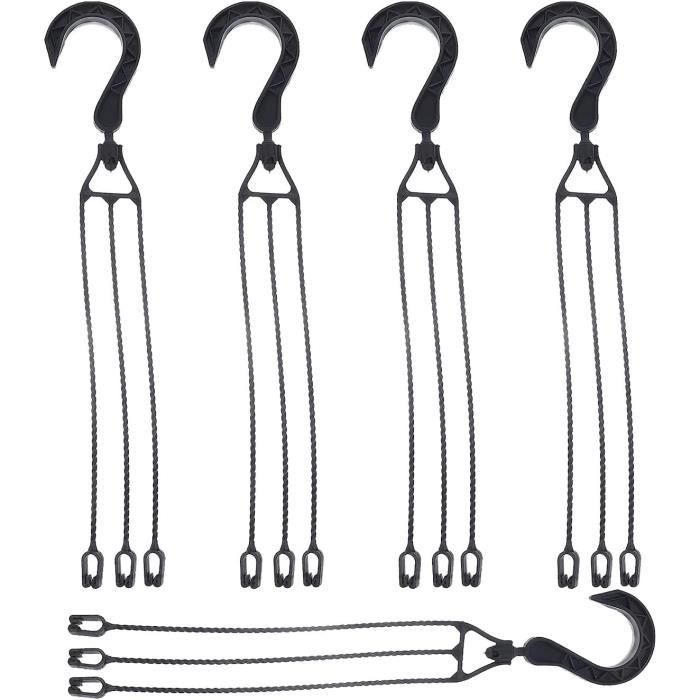 Lot De 5 Chaînes Suspendues En Plastique Pour Pots De Fleurs, Crochets ...