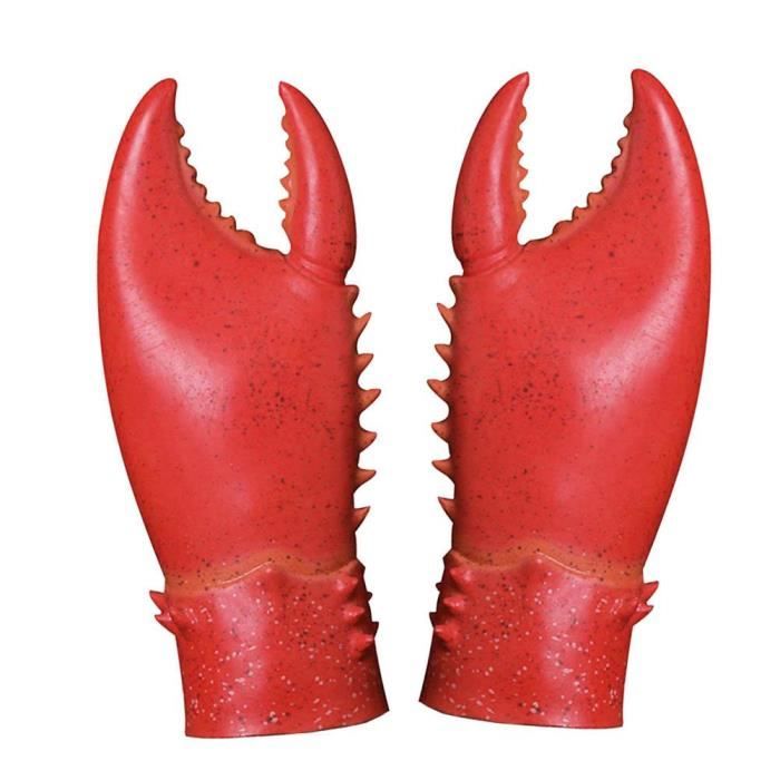 Gant De Bras MGQ0G 1 Pair Crab Lobster Claws Gloves Spoof Crayfish ...