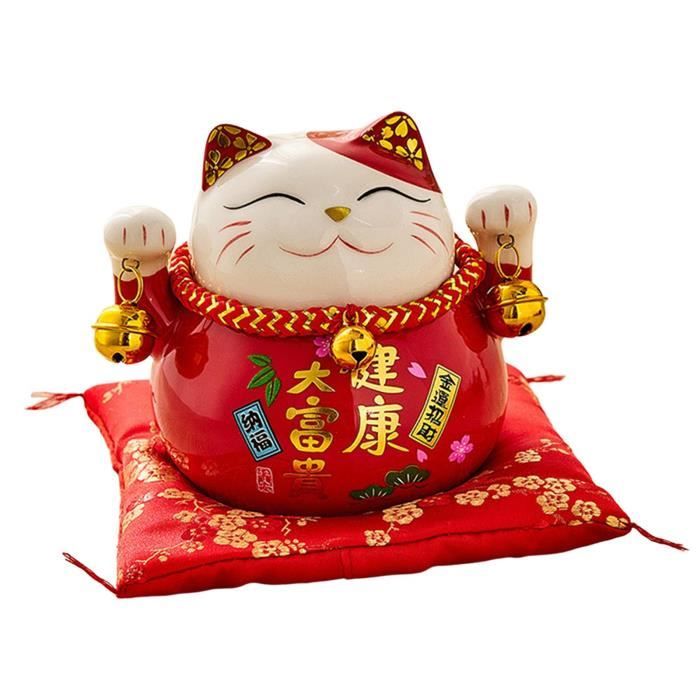 Chinois Maneki Neko Bonne Chance Chat Tirelire Feng Shui Kawaii ...
