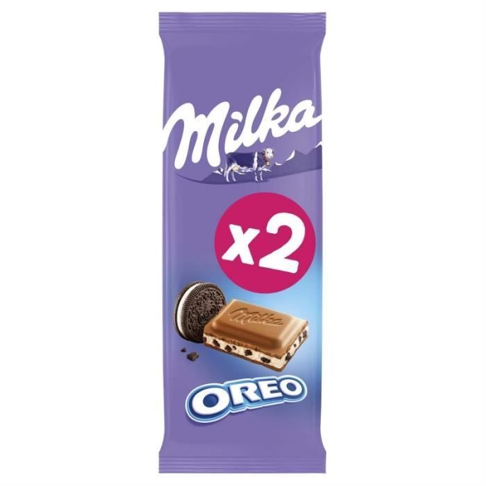 MILKA - Tablette Chocolat Oreo 200G - Lot De 4 - Cdiscount Au quotidien