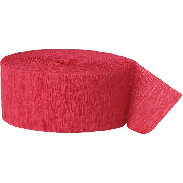Guirlande en papier crepon Rouge - Cdiscount Maison