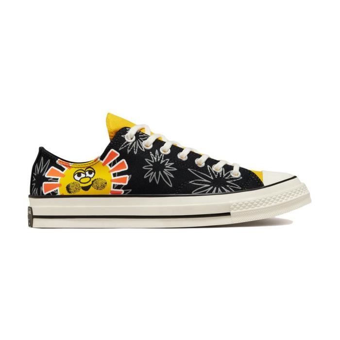 Baskets Converse Chuck 70 Sunny Floral Noir Unisexe - Textile ...