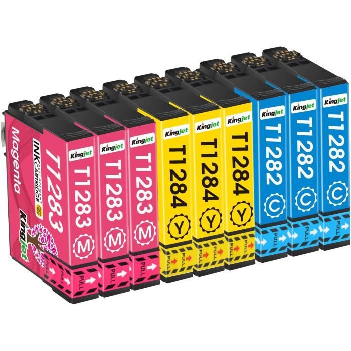 T1285 Cartouches D'Encre Compatibles Avec Epson T1282 T1283 T1284 T1285 ...