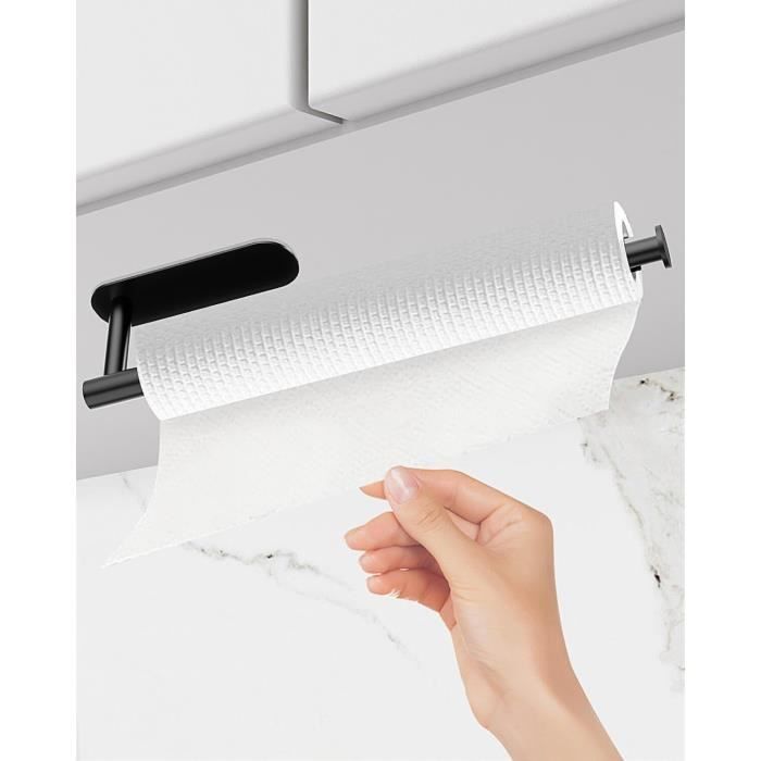 Porte-Rouleau D'Essuie-Tout Mural Extensible Sans Perçage 23 À 38 Cm ...