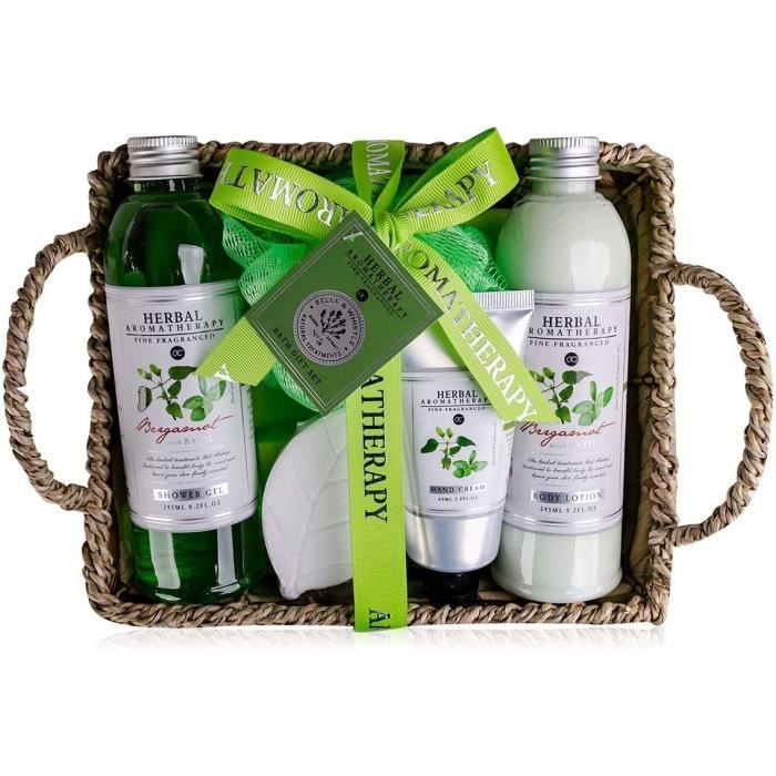 Ensemble De Bain Accentué - Cadeau Bien-Être Herbal Et Spa Dans Un ...