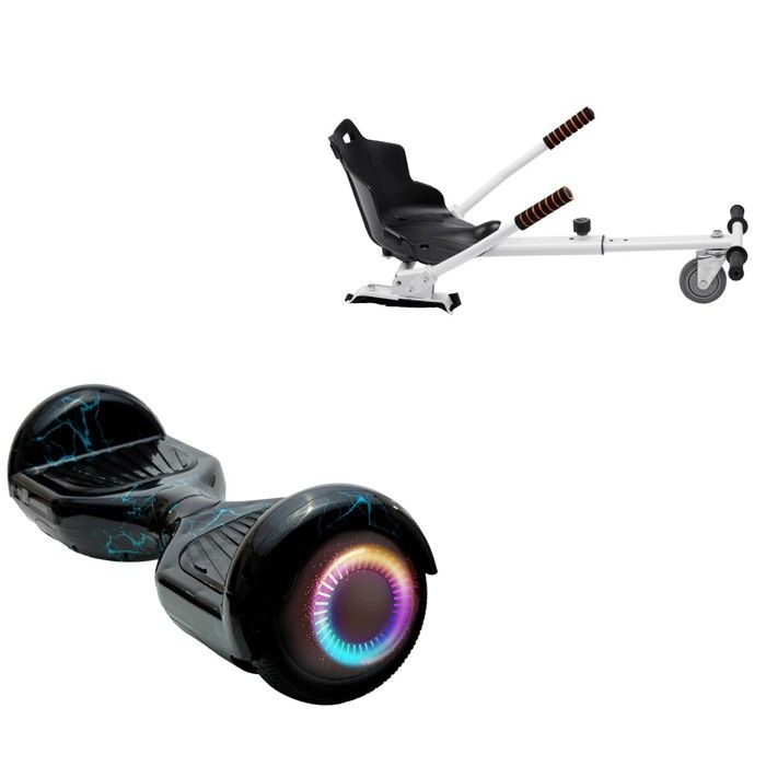 Hoverboard 6.5 Pouces et Standard Hoverkart Kit, Regular Thunderstorm ...