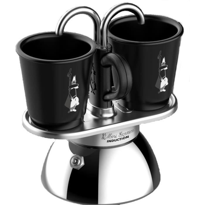 Bialetti Mini Express Induction, cafetière à induction, 2 tasses (100 ...
