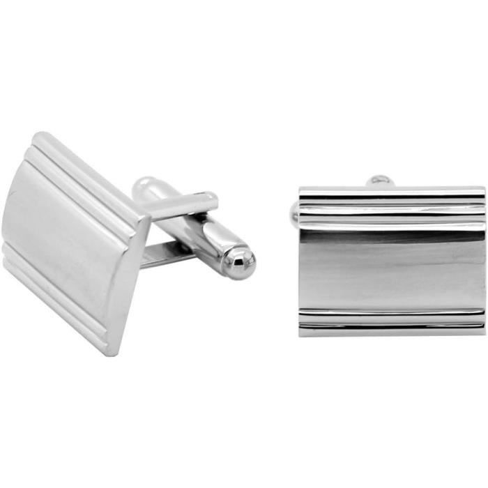 2 Boutons De Manchette Homme Chemise Costume Mariage Fête Travail ...