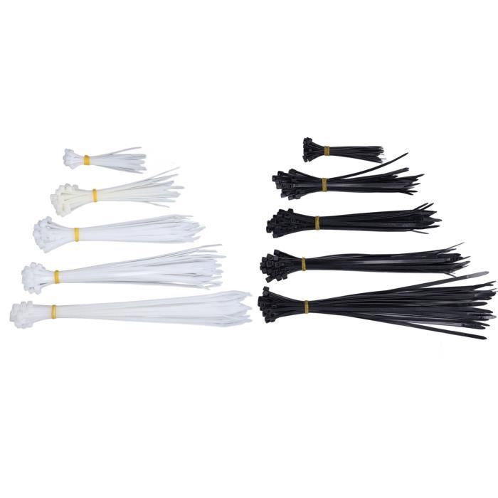 LMC-Attaches de câble - 300 PCS Nylon Cable Ties Self Locking Electric ...