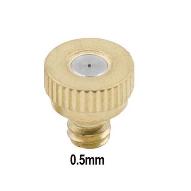 PULVERISATEUR,0.5mm--Buse de pulvérisation à basse pression 3-16 ", en laiton, Base de ...