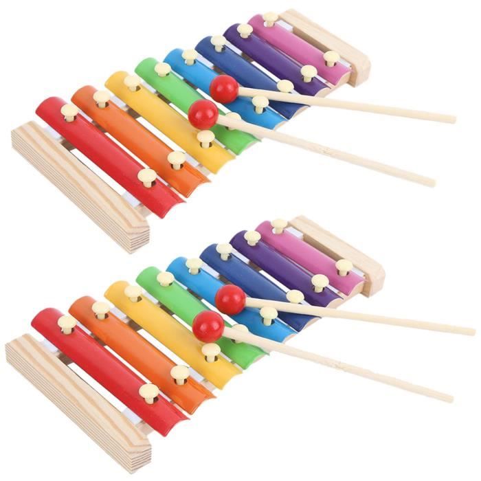 LMCⓜPiano de Frappe Instrument de Musique Xylophone Jouets Éducatifs ...