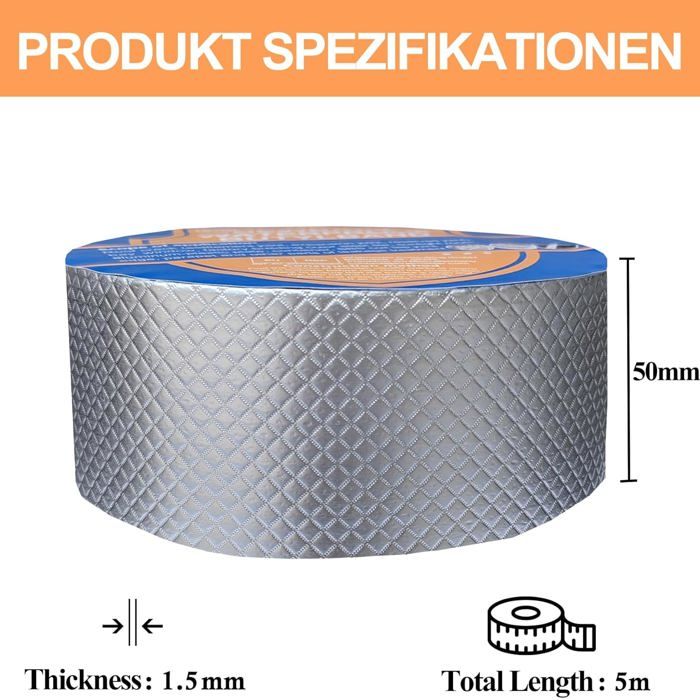 Ruban Butyle 5Cm X 5M Bande Etancheite Toiture Ruban Adhsif tanche En ...