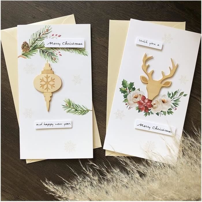 Carte De Noël Carte De Noël De La Carte De Noël De Haute Qualité Avec ...