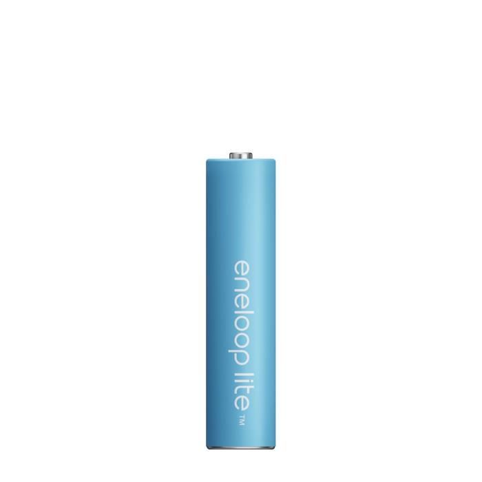 Lot De 2 Eneloops Lite Pack 4 Piles Rechargeables Aaa Hr03 Micro 550mah