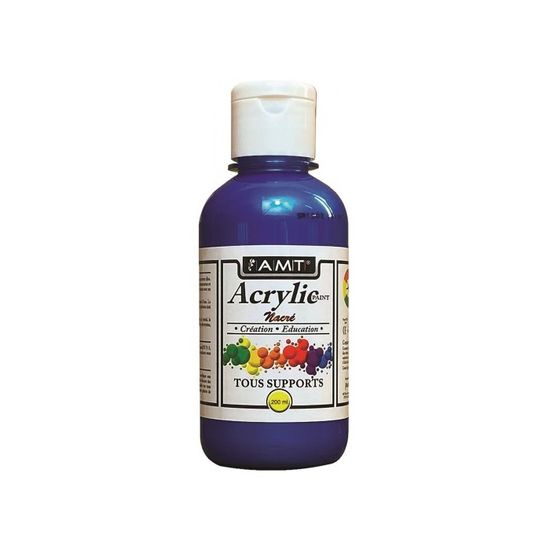 AMT Fevicryl Acrylique éducative & créative Bleu Nacré (ACE246) 0,200 L ...