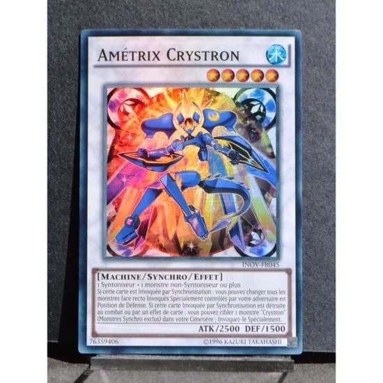 Carte YU-GI-OH INOV-FR045 Amétrix Crystron NEUF FR - Cdiscount Jeux ...
