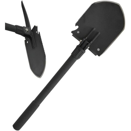 Fwjt pelle pliable mini pliable pelle en acier pliante pelle à outils multi-outils léger pour le ...