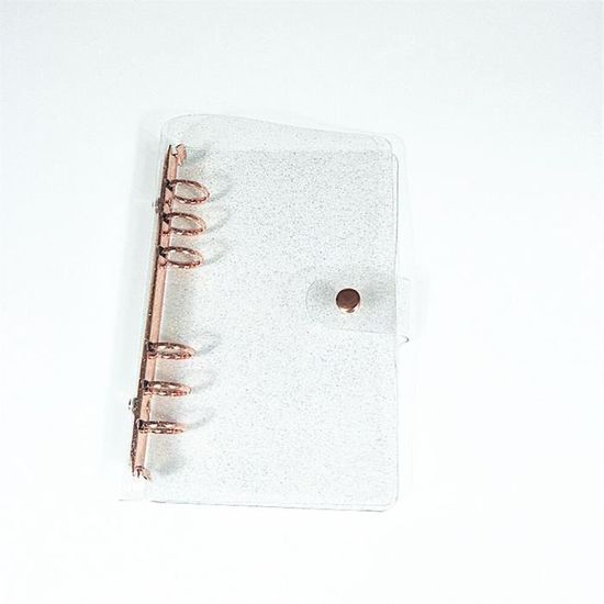 Feuillet mobile,Classeur à anneaux-6,paillettes,feuille ample ...