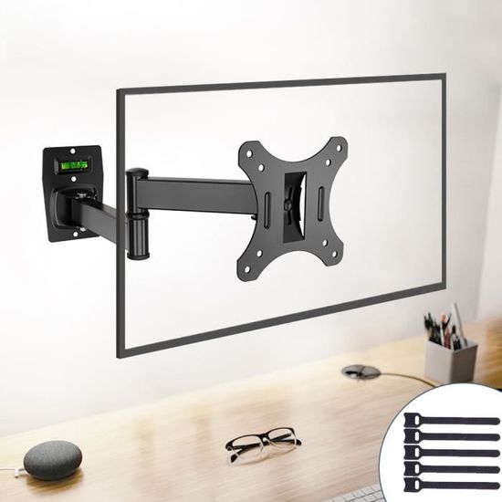 Support Mural écran PC Orientable Inclinable Universel 14-26" (35.5 ...